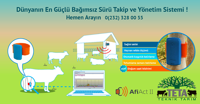 AfiAct II Sürü Takip Sistemi | TETA Teknik Tarım. Büyükbaş ve küçükbaş ...